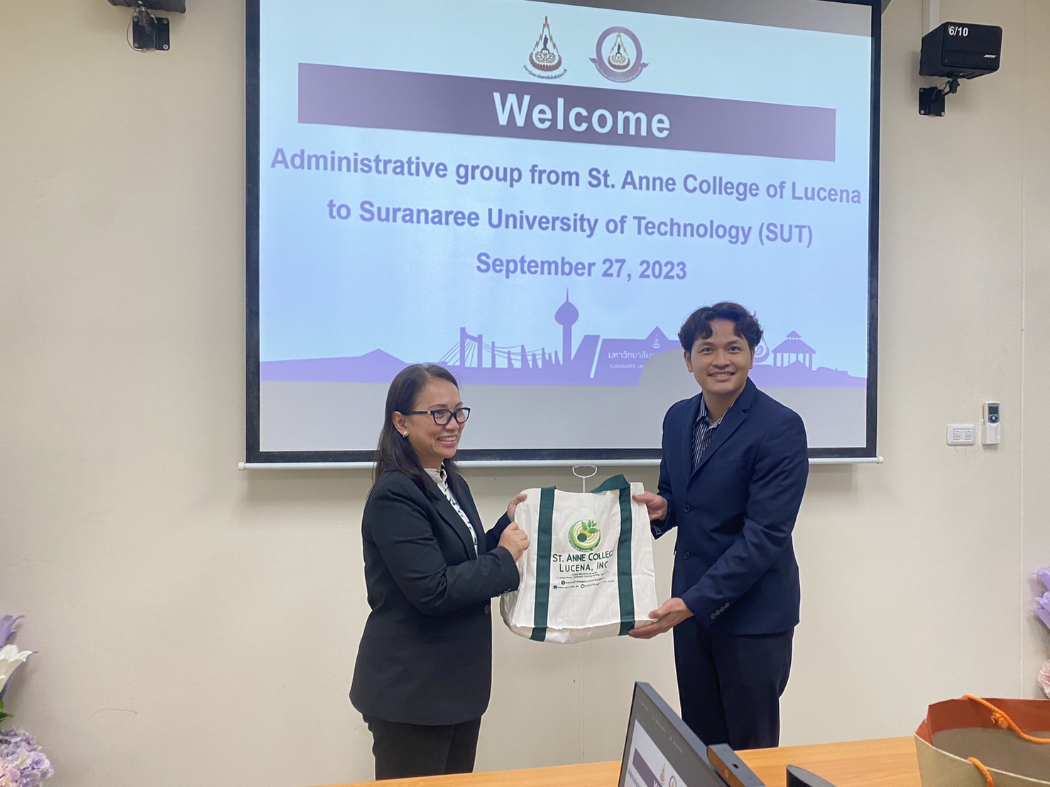 ยินดีต้อนรับคณะศึกษาดูงานจาก St. Anne College Lucena, Inc., The ...
